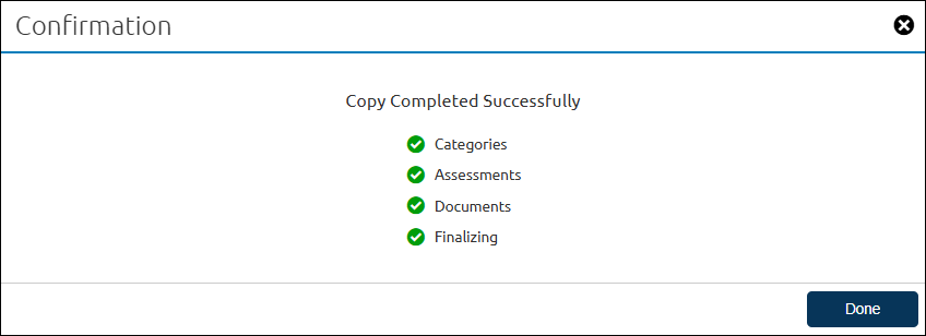 Copying an assessment package template – Online Help