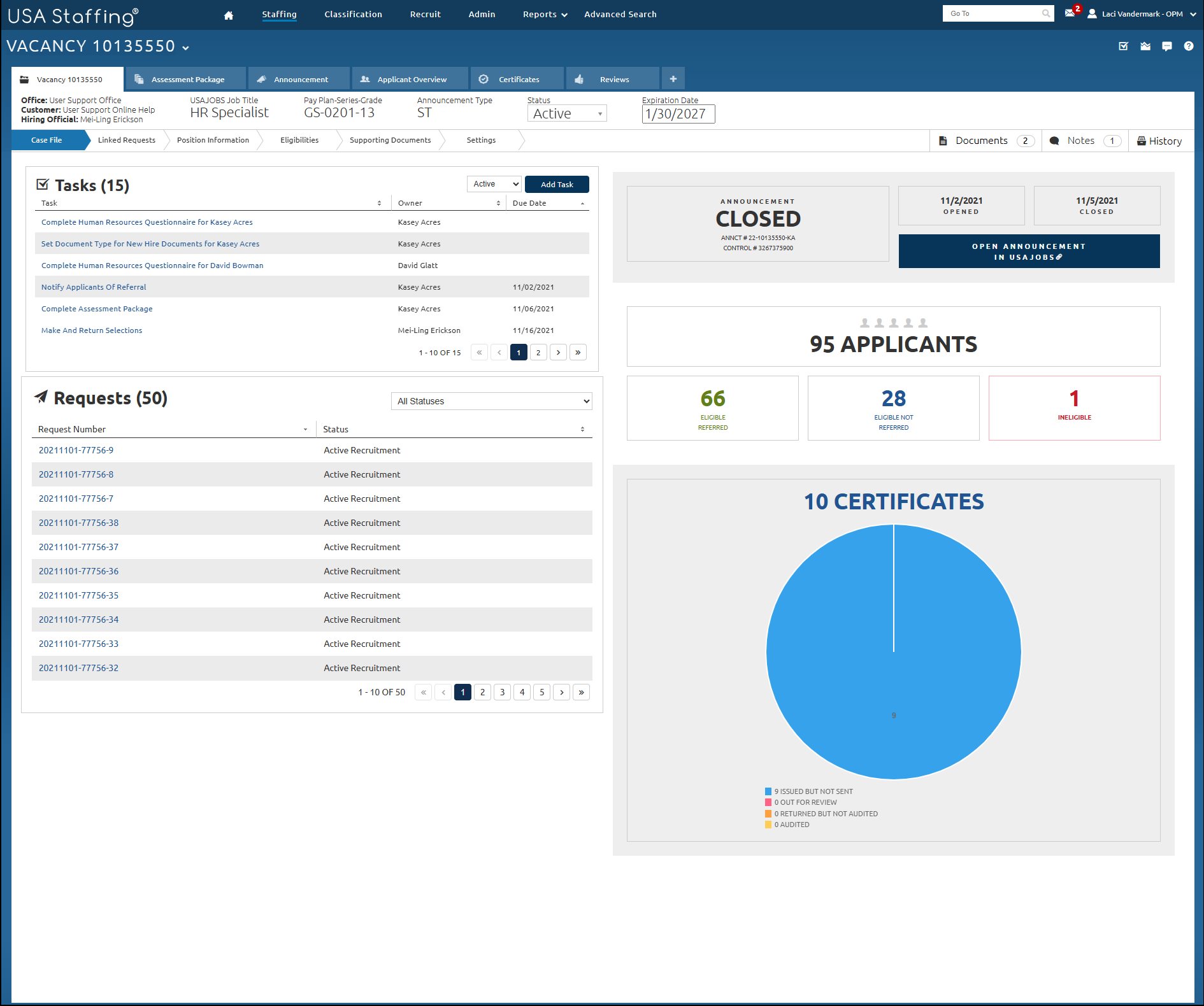 Case File Overview – Online Help